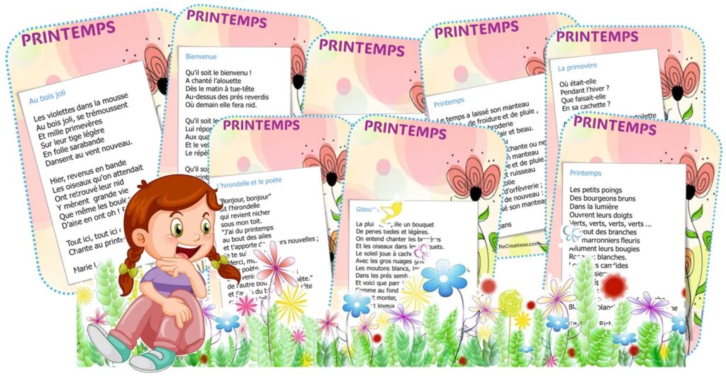 Poésies autour du printemps • ReCreatisse