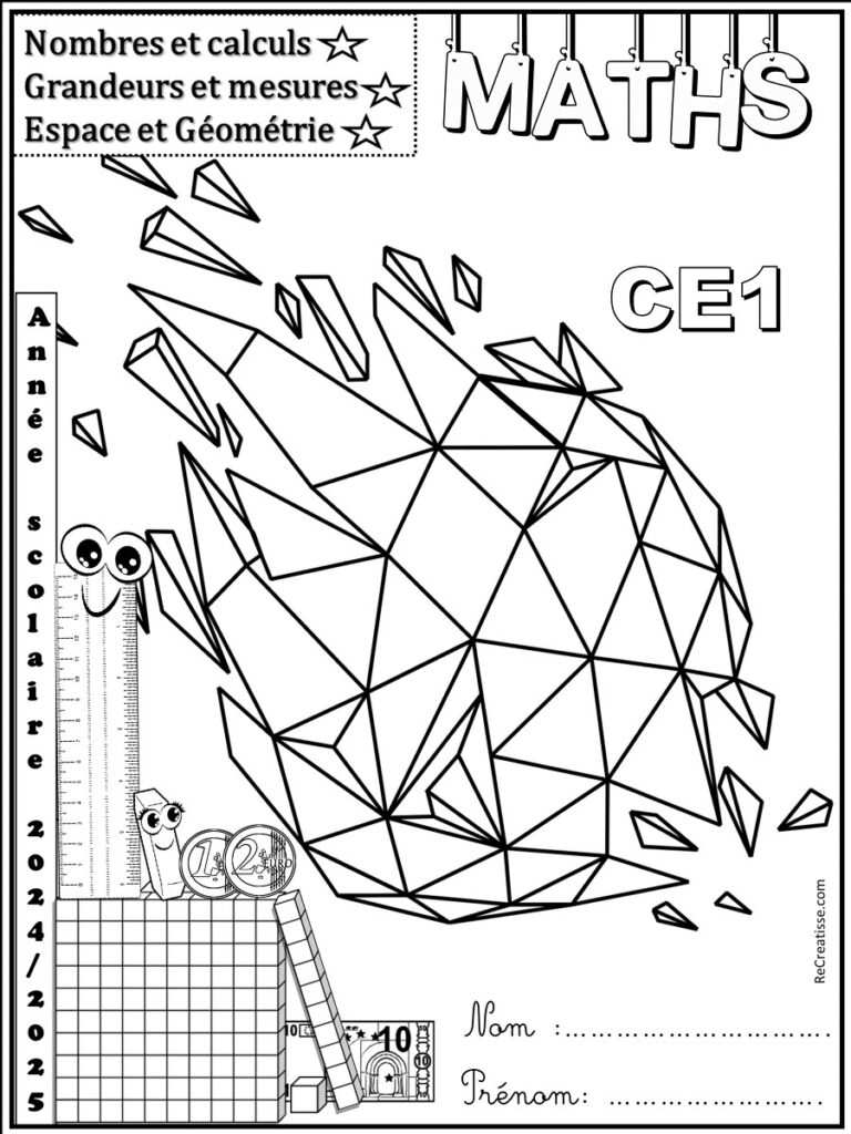 PAGES de GARDE : CP CE1 CE2 • ReCreatisse