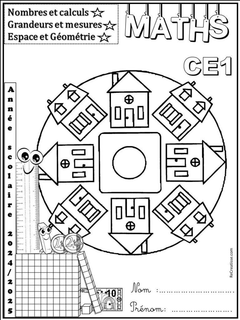 PAGES de GARDE : CP CE1 CE2 • ReCreatisse