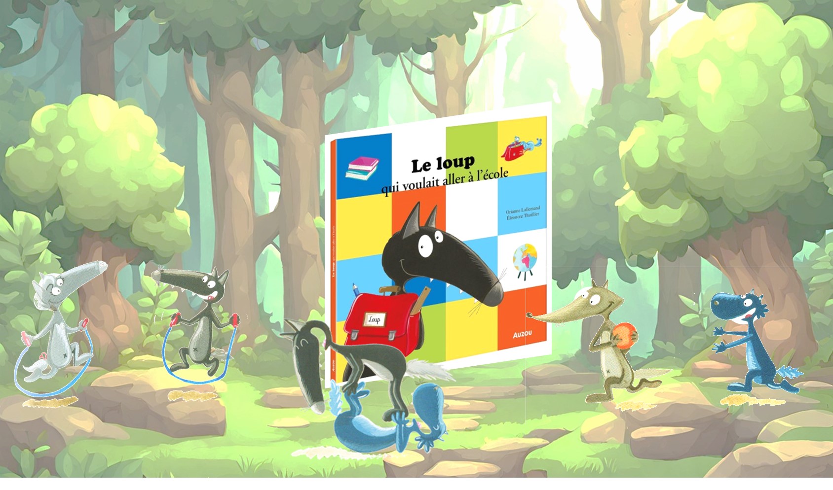 Le loup qui voulait aller à l'école • ReCreatisse