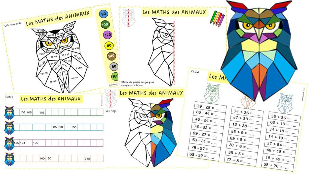 Les Maths des animaux • ReCreatisse