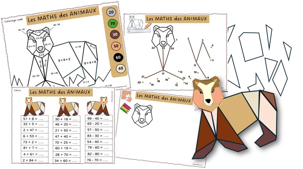 Les Maths des animaux • ReCreatisse