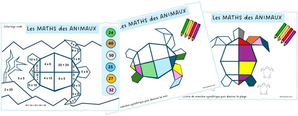 Les Maths des animaux • ReCreatisse
