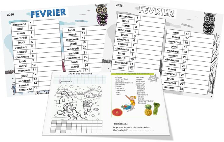 POUTRE du TEMPS et CALENDRIERS 2025/2026 • ReCreatisse